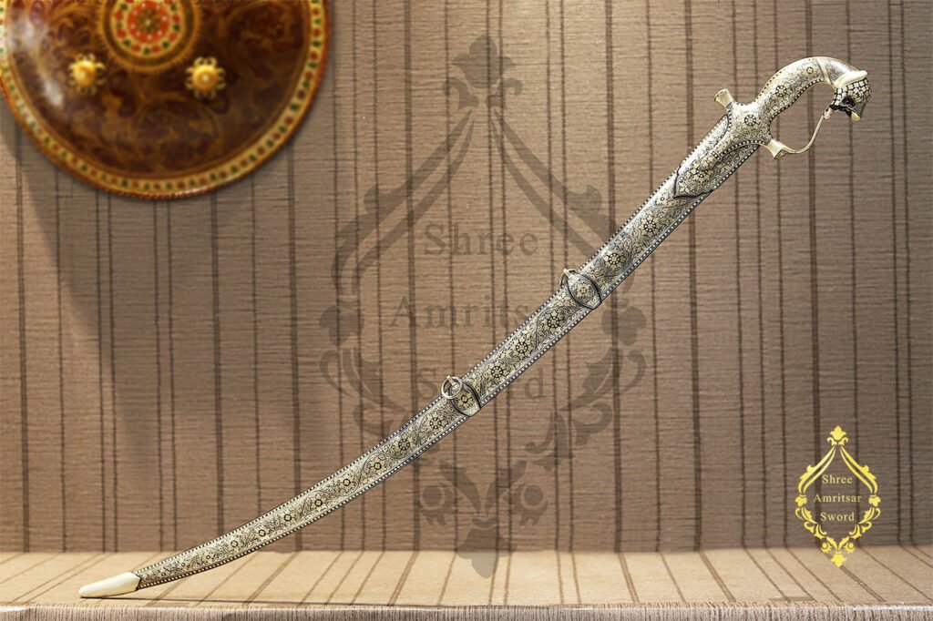 Indian Silver Sword - Shree Amritsar Sword